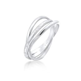 Elli Ring 925 Sterling Silber Ring Set in Silber | Gr.: 56