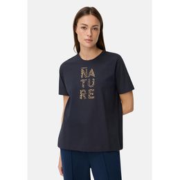 Camel Active T-Shirt aus reiner Baumwolle in Nachtblau | Gr.: XXS