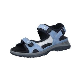 Waldläufer WALDLÄUFER Klassische Sandaletten, Komfort-Sandalen in schwarz/denim/stein | Gr.: 37
