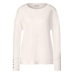 Street One Langarmshirt in lucid white | Gr.: 40