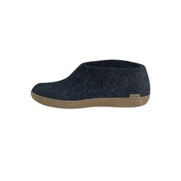 glerups Hausschuh Ledersohle in Denim | Gr.: 44