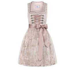 Nübler Nübler Mini-Dirndl Tessa in Taupe | Gr.: 32