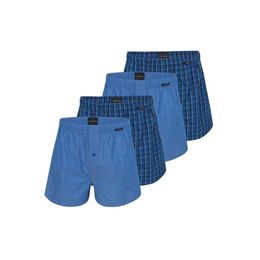 Schiesser Boxershorts Web in Royal Blue | Gr.: S