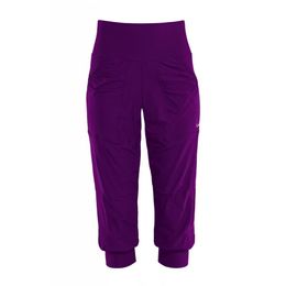 WINSHAPE Functional Comfort 3/4 Leisure Trousers LEI201C in dark plum | Gr.: S