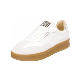 Sneaker Steve Madden "Steve Madden Sneaker Veloursleder", Damen, Gr. 38, wei&szlig; (wei&szlig;, silber), Veloursleder, Schuhe Sneaker