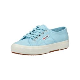 Sneaker Superga "Superga Sneaker Baumwolle", Damen, Gr. 38, blau (hellblau), Textil, Schuhe Sneaker