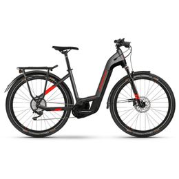 Haibike Trekking 9 Lowstep | Gr. L | Aluminium E-Trekkingbike Grau