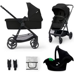 Kinderkraft Kombi-Kinderwagen »NEWLY 3IN1 MINK PRO« 22 kg classic black