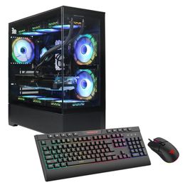 GAMEMAX Gaming-PC &raquo;Vista 7406&laquo; Windows 11, DDR5 RAM, Gen4 SSD schwarz WLAN AX 802.11a/b/g/n/ac/ax/be (Wi-Fi 7) & Bluetooth 5.4, 1050 Watt Netzteil...