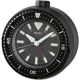 Seiko Quarzwecker Wecker, Leuchtzeiger, Schlummerfunktion, Schlafzimmer, Geschenkidee schwarz Praktischer Wecker