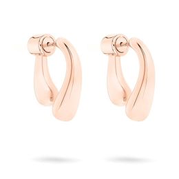 Liebeskind Berlin Paar Creolen »Schmuck Geschenk Edelstahl Ohrringe The Melting Organic« roségoldfarben Moderne Creolen