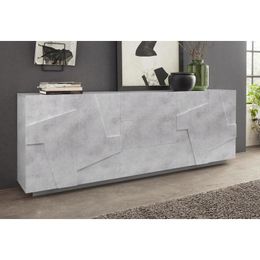 Inosign Sideboard &raquo;PING&laquo; Breite 224 cm silber
