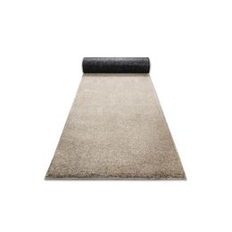 Wecon Home Hochflor-Teppich &raquo;Manta&laquo; rechteckig 25 mm H&ouml;he L&auml;ufer, Langflor maschinell gewebt, robust, Wohn- & Schlafzimmer, uni beige Polyester
