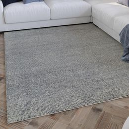 Wecon Home Teppich &raquo;Hamptons THIRTYTWO&laquo; rechteckig 15 mm H&ouml;he L&auml;ufer, Kurzflor, Wohnzimmer, Schlafzimmer, elegant, robust, Linien blau Polyester