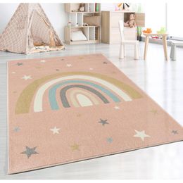 the carpet Teppich »Beat Kids« rechteckig 9 mm Höhe Kids Kinderzimmer Teppich strapazierfähig und pflegleicht Rosa Obermaterial: 100% Polypropylen...