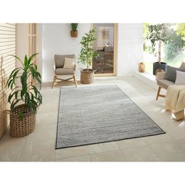 ELLE DECORATION Teppich &raquo;M&egrave;lange Wendeteppich&laquo; rechteckig 5 mm H&ouml;he Flachgewebe, In-& Outdoor, Modern, beidseitig, Balkon, Wohnzimmer silber 