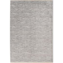 Schöner Wohnen Kollektion SCHÖNER WOHNEN-KOLLEKTION Teppich »Charme 240« rechteckig 6 mm Höhe leichter Kurzflor, Fransen, Wohnzimmer grau Obermaterial: 100% Polyester B :...