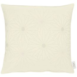 Apelt Dekokissen »1712« Kissenhülle ohne Füllung, 1 Stück natur + gemustert Bezug: 75% Polyester, 25% Viskose B/L: 46 cm x 46 cm