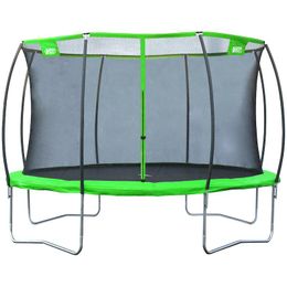 BEST Sporting Gartentrampolin »57122 Superstar 2.0« Ø 366 cm mit Netz schwarz + grün