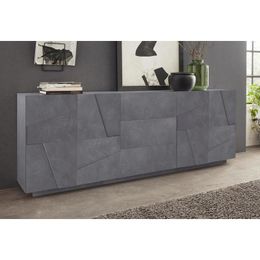Inosign Sideboard &raquo;PING&laquo; Breite 224 cm grau