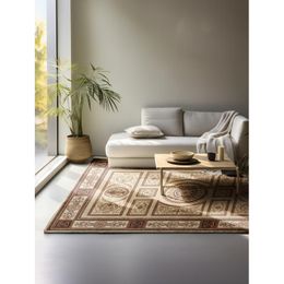 NORTHRUGS Teppich &raquo;Guzara&laquo; rechteckig 8 mm H&ouml;he Orient Optik, L&auml;ufer, strapazierf&auml;hig, pflegeleicht, robust Creme Oberfl&auml;che: 100% Polypropylen B :...