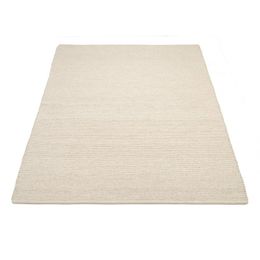 OCI DIE TEPPICHMARKE Teppich &raquo;FAVORIT&laquo; rechteckig 12 mm H&ouml;he Handweb-Teppich aus Indien, handgewebt, hochwertig verarbeitet beige Wolle
