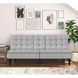 DOREL HOME Schlafsofa »MAINE, Kinosofa mit Relax- und Bettfunktion, 2 Getränkehalter, « Liegefläche 190 x 110 cm, in Cord grau