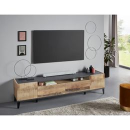 Inosign Lowboard »SunriseTV-Board, TV-Schrank« Breite 200 cm ahorn pereira/schiefer Maße B/T/H: ca. 200/40/47 cm