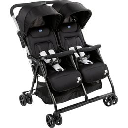 Chicco Zwillingsbuggy »OHlalà Twin, Black Night« 15 kg Zwillingskinderwagen Black Night