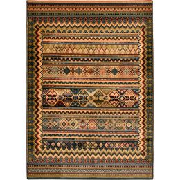 Theko Teppich &raquo;Gabiro 416&laquo; rechteckig 10 mm H&ouml;he Kurzflor, Orient Optik, Wohnzimmer bunt Obermaterial: 100% Polypropylen B : 240 cm 1 Stk.