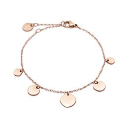 Liebeskind Berlin Armband »Schmuck Geschenk Edelstahl Armkette The Organic Treasure« roségoldfarben 21 cm Modisches Armband