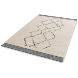 Schöner Wohnen Kollektion SCHÖNER WOHNEN-KOLLEKTION Hochflor-Teppich »Winsome 6318-242« rechteckig 25 mm Höhe Langflor, Hoch Tief Struktur, Wohnzimmer, Schöner Wohnen...