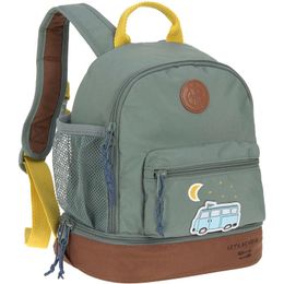 Lässig LÄSSIG Kinderrucksack »Adventure, Bus, Mini Backpack« Floureszierende Flächen PETA-approved vegan olive
