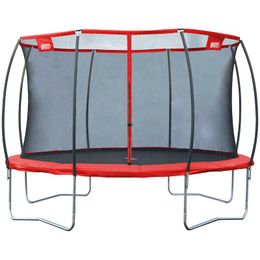 BEST Sporting Gartentrampolin »57141 Superstar Red« Ø 366 cm mit Netz schwarz + rot