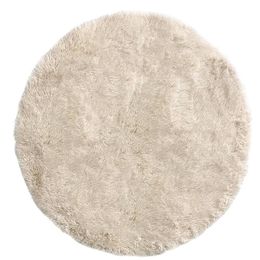 the carpet Teppich »Soft Shaggy« rund 35 mm Höhe Flauschiger Hochflor Teppich, Wohnzimmer, Anti-Rutsch Unterseite Beige Obermaterial: 100%...