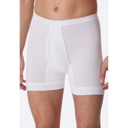 Schiesser Boxershorts »Original Classics« mit Eingriff, etwas längeres Bein 100-Weiss 8 8 Herrenunterhose von Schiesser