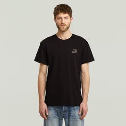 G-Star Raw G-STAR T-Shirt »Chest Logo« Rundhals, Regular Fit dk black L L T-Shirt von G-STAR