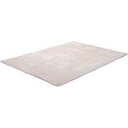 Tom Tailor HOME Hochflor-Teppich »Soft« rechteckig 35 mm Höhe handgetuftet, Uni-Farben, super weich und flauschig weiß Obermaterial: 100%...