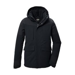Killtec Funktionsjacke »KOW 81 MN JCKT« Wasserdichte Herrenjacke mit abnehmbarer Kapuze und vielen Taschen schwarz XXL XXL Herren Funktionsjacke...