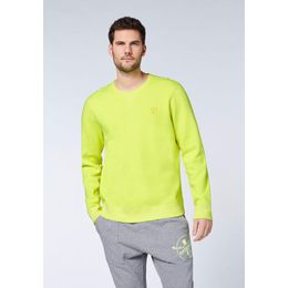 Chiemsee Sweatshirt safety yellow S (44/46) S (44/46) Chiemsee Herren-Sweater mit Logo-Akzent