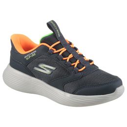 Skechers Slip-On Sneaker »GO RUN 400 V2« Schlupfschuh mit Slip-ins, Größenschablone zum Download navy-orange 36 36 Skechers Sneaker mit...