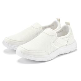 AUTHENTIC LE JOGGER Sneaker »Slipper, Halbschuhe, Freizeitschuhe, « zum Reinschlüpfen Unisex VEGAN weiß 43 43 Bequemer Sneaker zum Reinschlüpfen...