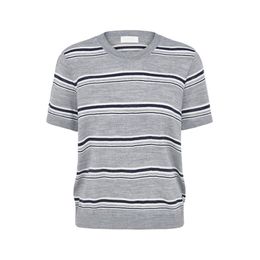 LeGer by Lena Gercke Pullover 'Selma' Damen Größe M dunkelblau / graumeliert / weiß