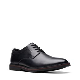Clarks Schnürschuh »Atticus LTLace« Hybrid Sneaker, Business Schnürschuh mit sportiver Laufsohle schwarz 41 41 Obermaterial aus Premium Leder