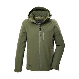 G.I.G.A. by Killtec G.I.G.A. DX BY KILLTEC Softshelljacke &raquo;GW 29 MN SFTSHLL JCKT&laquo; Wasserdichte Softshelljacke mit Fleece, abnehmbarer Kapuze, Zippern olivgr&uuml;n XL XL...