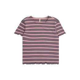 ONLY GIRLS T-Shirt 'KOGALLY' Mädchen Größe 122/128 mauve / brombeer