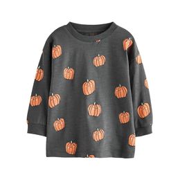 next Shirt Jungen Gr&ouml;&szlig;e 74 dunkelgrau / gr&uuml;n / orange