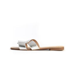 Celena Pantolette 'Celeste' Damen Gr&ouml;&szlig;e 41 braun / silber