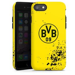 DeinDesign iPhone SE (2022) Handy Panzer Handyh&uuml;lle robuste Outdoor H&uuml;lle Schutzh&uuml;lle matt Borussia Dortmund Borusse Official Licensed Product Tough Case