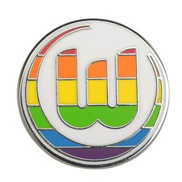 VfL Wolfsburg Pin Logo Vielfalt